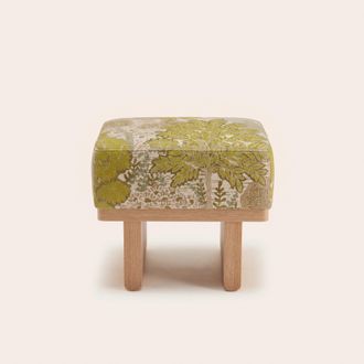 Madura Tabouret Anca Alisia jaune et naturel - JAUNE