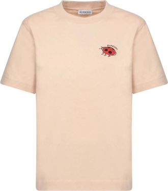 Burberry Femme, Tops, Beige, Taille: 38 FR Beige Ladybug T-Shirt