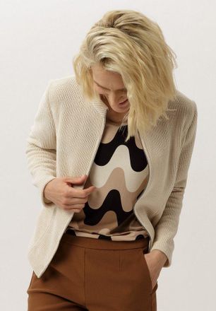 Frank Walder Cardigan in Chenille-Optik