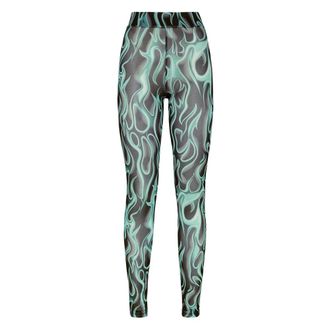 Philipp Plein Tulle Leggings Flame - - Trousers - Damen - Mehrfarbig - S