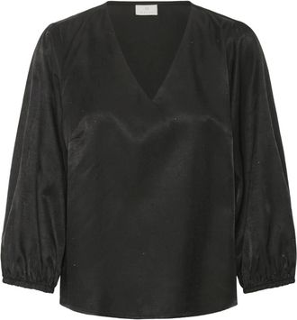 Kaffe Femme, Blouses et Chemises, Noir, Taille: 42 FR Blouse