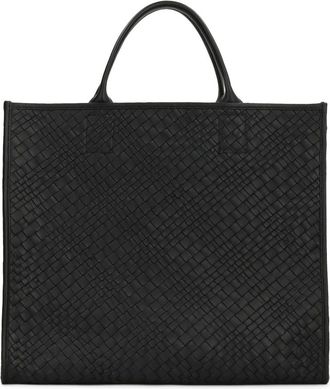Kazar Femme, Sacs, Noir, Taille: ONE Size Sac &agrave; main en cuir entrelac&eacute; avec insert amovible