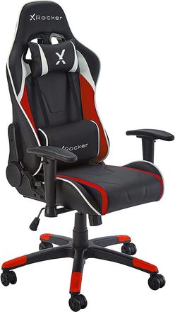 X Rocker X-Rocker Agility Gaming Stuhl, Racing Computerstuhl f&uuml;r Kinder und Jugendliche, Drehbarer B&uuml;rostuhl, ergonomischer PC-Stuhl, Kopfst&uuml;tze und Lordosenst