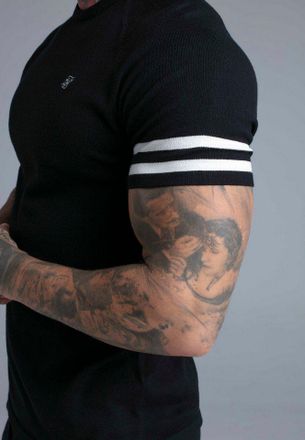 Siksilk T-Shirt SikSilk Herren Knitted T-Shirt