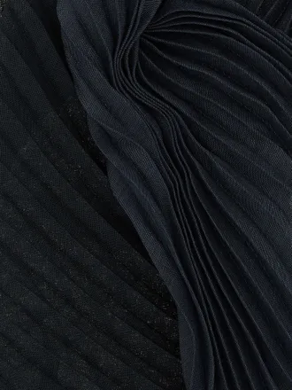 Issey Miyake Gradation Ramie Pleats Scarf - Black