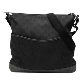 Gucci Pre-owned Canvas Crossbody Bag - - Pre-owned - Damen - Schwarzk - ONE SIZE