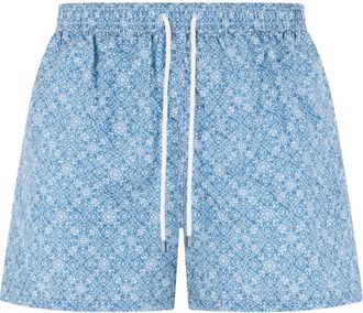 Fedeli Homme, Maillots de bain, Bleu, Taille: 3XL Madeira Swim Shorts