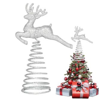 Generic Weihnachtsdekoration - glitzernde Fr&uuml;hlingsfiguren, niedliche Weihnachtsbaumdekoration, Rentierdekoration f&uuml;r Wohnzimmer, Schlafzimmer, Kaminsims, Fen