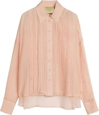 Momoni Femme, Blouses et Chemises, Rose, Taille: 38 FR Lucia Chemisier