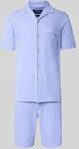 Ralph Lauren Regular Fit Pyjama aus reiner Baumwolle