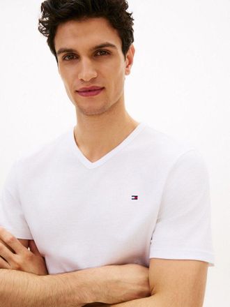 Tommy Hilfiger T-Shirt Regular fit mit V-Ausschnitt