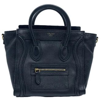 Celine Pre-owned Cuir sacs-celine - Femme - Pre-owned - Noir - Taille: ONE Size