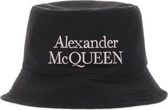 Alexander McQueen Alexander McQueen Caps & Mützen - Reversible Bucket Hat - Gr. M - in Schwarz - für Damen