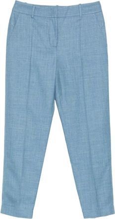 Eleventy Femme, Pantalons, Bleu, Taille: 36 FR Tapered Pantalons