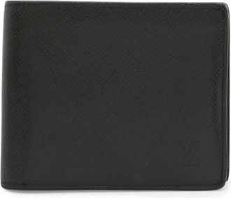 Louis Vuitton Portefeuille bifold Taiga doccasion - Homme - Pre-owned - Noir - Taille: ONE Size