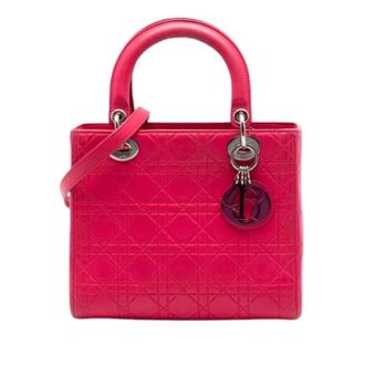 Dior Pre-owned Lady Dior Handtasche - - Pre-owned - Damen - Rosa - ONE SIZE