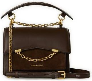 Karl Lagerfeld Sac &agrave; bandouli&egrave;re en cuir