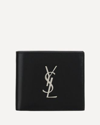 Saint Laurent Leather Wallet Male UNI