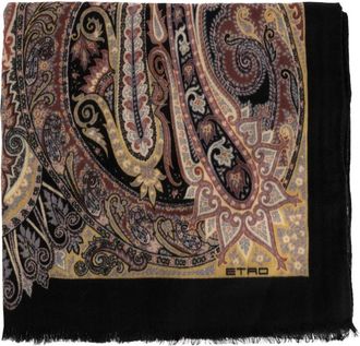 Etro Cashmere Scarf - - Accessories - Damen - Schwarzk - ONE SIZE
