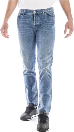 Daniele Alessandrini Homme, Jeans, Bleu, Taille: W30 Jeans Slim-fit