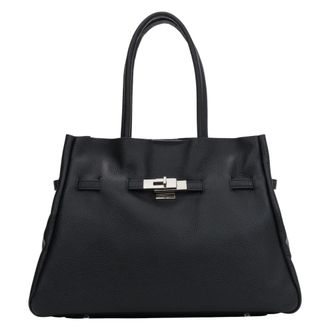 Estro & Luminara Satchel A4-tauglich - - Bags - Damen - Schwarzk - ONE SIZE