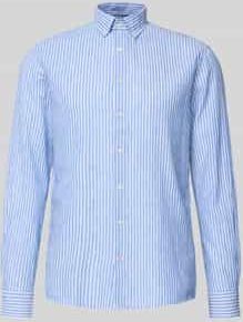 Cinque Slim Fit Freizeithemd aus Leinen-Mix Modell Stone