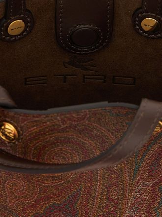 Etro Essential Jacquard Bag - Brown