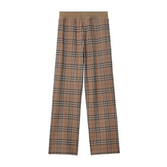 Burberry Homme, Pantalons, Beige, Taille: M Check Track Pants