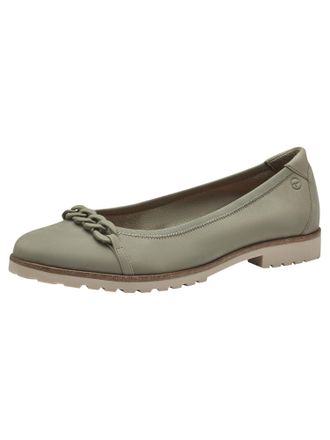 Tamaris Damen Ballerinas Leder; SAGE/gr&uuml;n; 40 EU