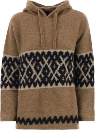 Max Mara Femme, Sweatshirts et sweats &agrave; capuche, Multicolore, Taille: 42 FR Ivan Sweat &agrave; capuche