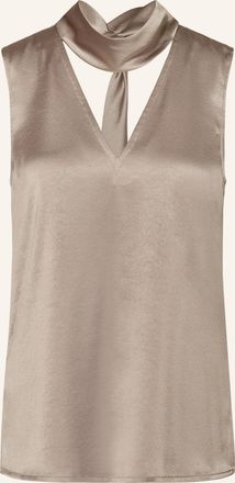 Riani Riani Satintop Mit Schluppe beige