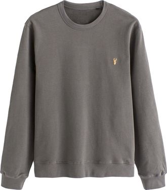 Next Herren Standard Leichtes Sweatshirt mit Rundhalsausschnitt 100% Baumwolle Schiefergrau 3XL
