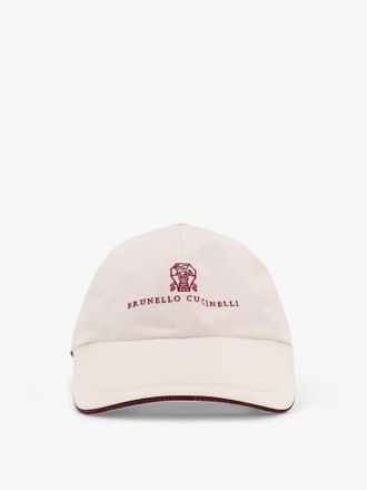 Brunello Cucinelli Nylon hat with embroidered logo on the front - BRUNELLO CUCINELLI - gender_Man