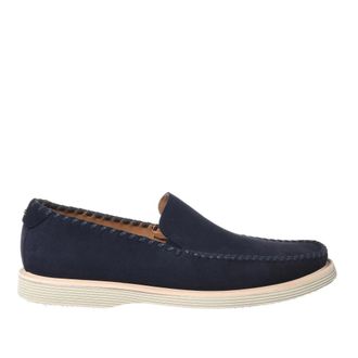 Baldinini Homme, Chaussures, Bleu, Taille: 42 1/2 EU Suede Loafer