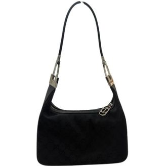 Gucci Pre-owned GG Canvas Leder 2-Wege-Tasche - - Pre-owned - Damen - Schwarzk - ONE SIZE