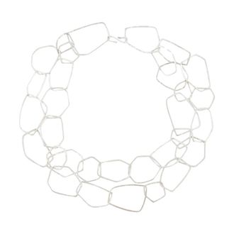 Cortana Irus Halskette mit ineinandergreifenden Ringen - - Accessories - Damen - Grau - ONE SIZE