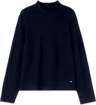 Oltre Rollkragenpullover aus Strick - - Knitwear - Damen - Blau - S/M