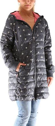 Blutsgeschwister Softshelljacke Blutsgeschwister Leichte Laune Long Jacket Damen Daunen Jacke Mantel