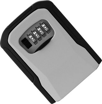 NUOBESTY VILLCASE Wandmontierte Aluminiumlegierung Schl&uuml;sselbox Stelligem Zahlenschloss Wetterfeste und Sichere Kombinationstresor f&uuml;r Innen und Au&szlig;en f&uuml;r Zuha