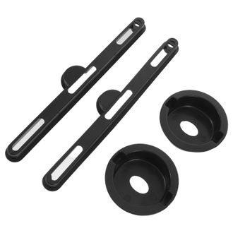 Artibetter 2 Sets Klappbare Schreibtisch-Accessoires Faltbarer Becherhalter und Kartensteckpl&auml;tze aus Robustem Kunststoff Praktische Aufbewahrung f&uuml;r Bett Laptop