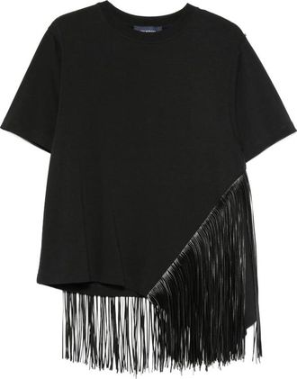 Sportmax Fringe-trim T-shirt