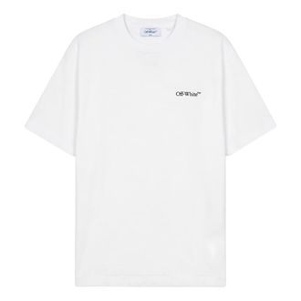 Off-white Homme, Tops, Blanc, Taille: S T-shirt minimaliste en coton blanc