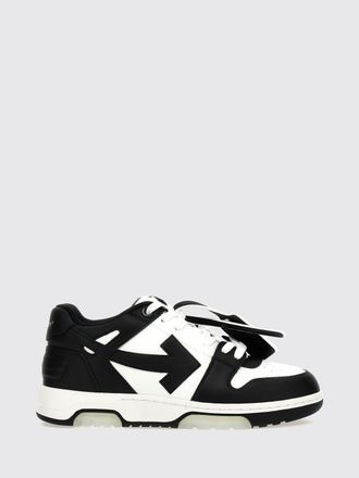 Off-white Baskets basses Out Of Office en cuir lisse bicolore avec &eacute;tiquette