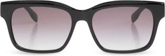 Tory Burch Femme, Accessoires, Noir, Taille: 55 MM Miller Rectangle Lunettes de soleil