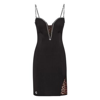 Philipp Plein Femme, Robes, Noir, Taille: 40 FR Robe Courte