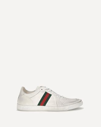 Gucci Stretch leather Sneakers Male 6.5