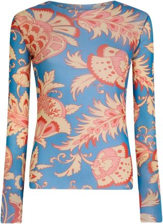 Etro Femme, Tops, Multicolore, Taille: 38 FR Paisley Jersey Top