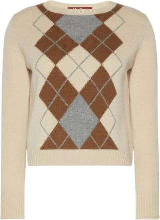 Max Mara Pull Faraone - Femme - Pulls - Beige - Taille: 40 FR
