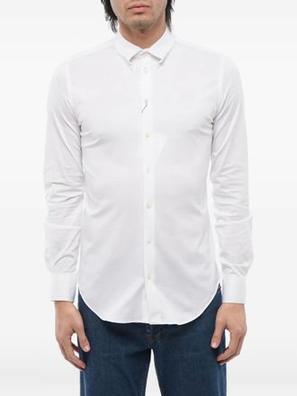 Giorgio Armani chemise &agrave; col boutonn&eacute; - Blanc