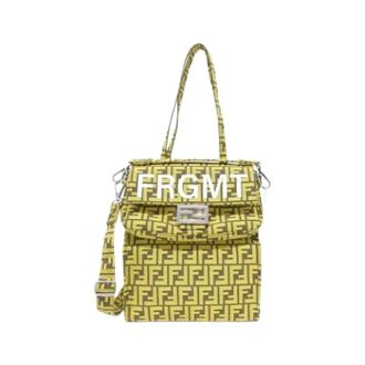 Fendi unisex, Pre-owned, Jaune, Taille: ONE Size Sac bandouli&egrave;re Pre-owned